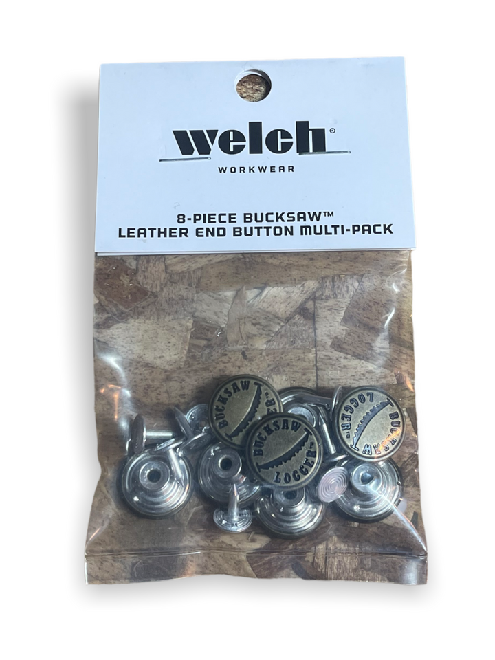 Welch Bucksaw Logger Buttons 8-Piece – The shop Forestry & Supply